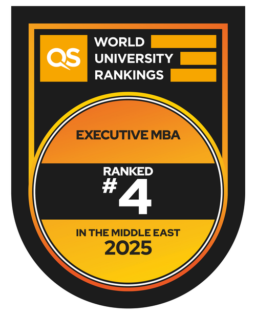 Executive MBA program has been ranked #4 in the Middle East in the QS ...
